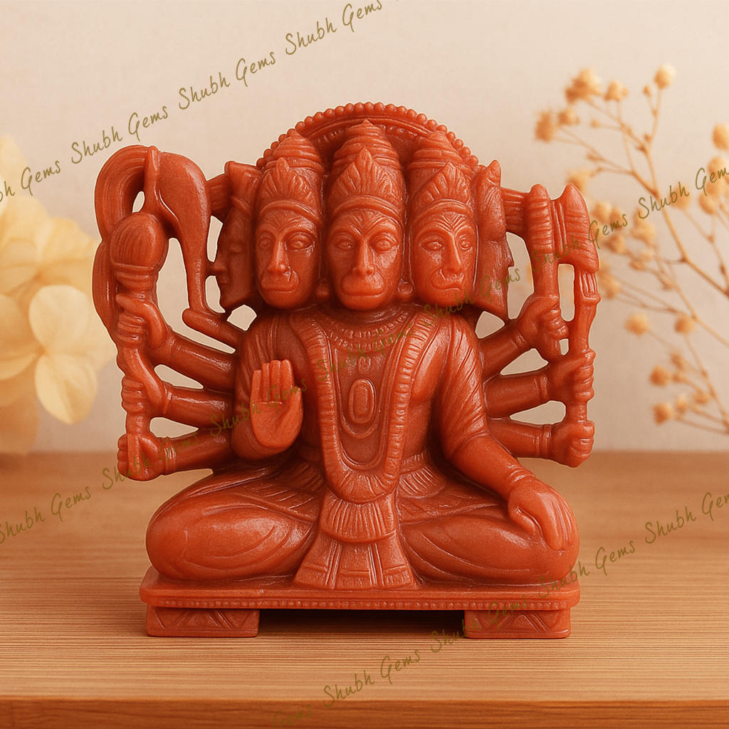 Buy Natural Panch Mukhi Hanuman in India | Shubh Gems